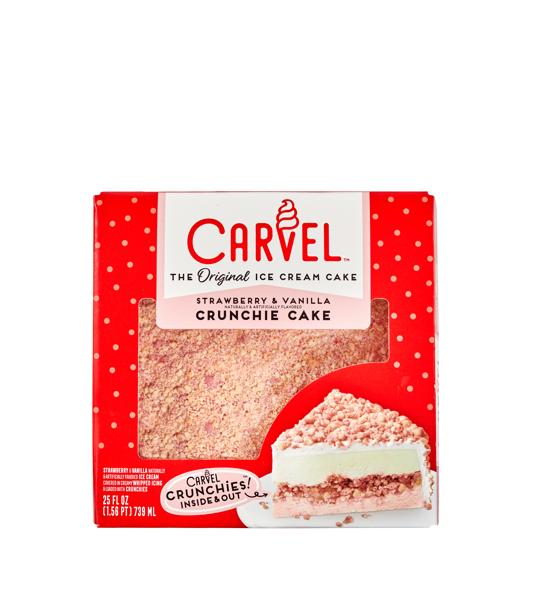 Carvel® 6" Round Crunchie Cake-Strawberry | Rich's USA