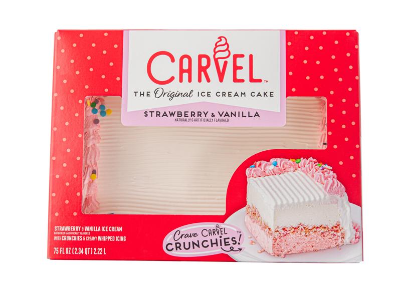 Carvel® Family Size Ice Cream Cake-Strawberry | Rich's USA