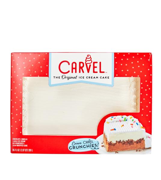 Carvel® Party Size Ice Cream Cake-White Border | Rich's USA