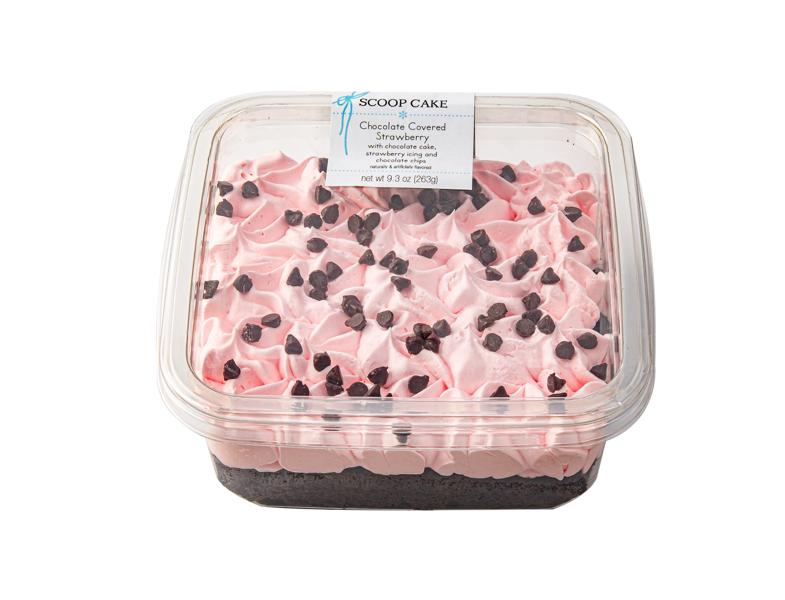 Chocolate Covered Strawberry Scoop Cake - 8/9.3Z | Rich's USA