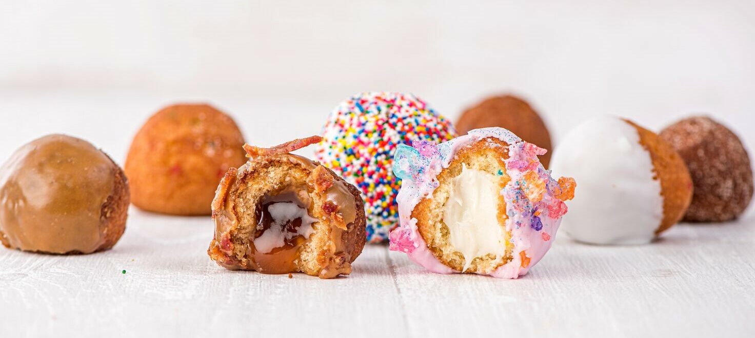 Jumbo Filled Donut Bites!